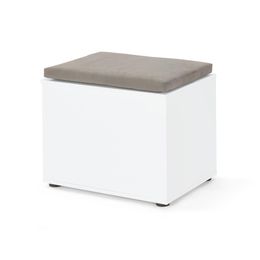 Tchibo - Truhe mit Sitzm&ouml;glichkeit - 60x45x44cm - braun -