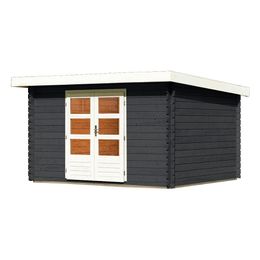 Karibu Gartenhaus - 357x297x220cm - anthrazit -