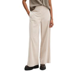 Marc O'Polo MARC O'POLO Damen Chinohose "aus Baumwoll-Breitcord", beige, Gr. 42, unifarben, Cord, Obermaterial: 100% Baumwolle, Hosen
