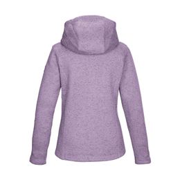 Killtec Damen Fleecejacke "KOW 5 WMN KNTFLC JCKT"lavendel, Gr. 46, Obermaterial: 100% Polyester, Jacken, Strickfleecejacke mit verstellbarer Kapuze