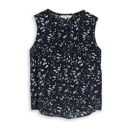 Tom Tailor Blusentop Damen Gr&ouml;&szlig;e XXL navy / wei&szlig;
