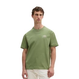 Marc O'Polo MARC O'POLO Herren T-Shirt "mit maritinem R&uuml;ckenprint", gr&uuml;n, Basic, Gr. XXL, unifarben, Obermaterial: 100% Baumwolle, Shirts