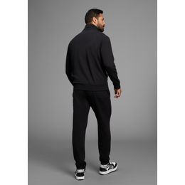 Herren Sweatanzug "Jogginganzug"schwarz, Gr. M, MAN'S WORLD PLUS, unifarben, Sweatware, Obermaterial: 60% Baumwolle, 40% Polyester, Sportanz&uuml;ge, f&uuml;r