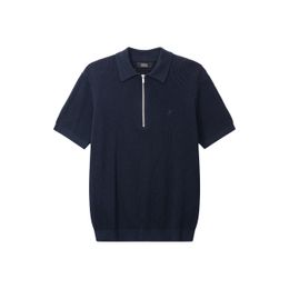 Herren Poloshirt "Clean Cut Copenhagen Karl Knitted Polo", blau, Gr. L, Clean Cut Copenhagen, unifarben, 100% Baumwolle, Shirts
