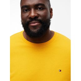 Tommy Hilfiger Big & Tall Herren T-Shirt "BT-ESS SEASONAL REGULAR SOLID"orange flash, Gr. XXL, TOMMY HILFIGER BIG & TALL, Single Jersey, Obermaterial: 100% Baumwolle, Shirts,