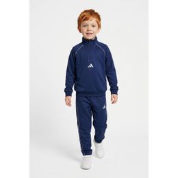 Jungen Trainingsanzug "J VZTC TS", blau, Gr. 152, adidas Sportswear, Obermaterial: 100% Polyester, Sportanz&uuml;ge