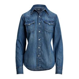Polo Ralph Lauren Bluse Damen Gr&ouml;&szlig;e XXL blue denim