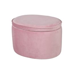 Roba Kinderhocker mit Aufbewahrungsfunktion &raquo;Lil Sofa&laquo; - 42x33x27cm - rosa -