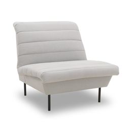 LOOKS by Wolfgang Joop Sessel - 92x103x92cm - silber -