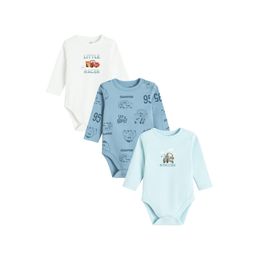 Cool Club Body 'CARS' Jungen Gr&ouml;&szlig;e 80 saphir / hellblau / wei&szlig;