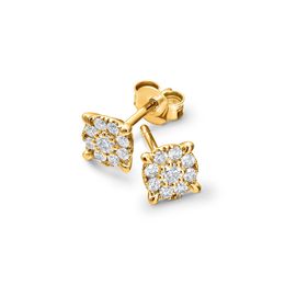 Tchibo - Ohrstecker mit Diamanten - wei&szlig;