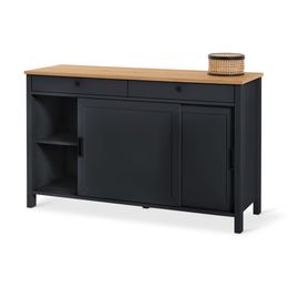 Tchibo - Anrichte &raquo;Clara&laquo; - 127x41x77,5cm - schwarz -