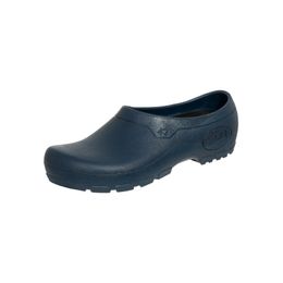 SALIHA Damen Clog "Gartenclogs Multi Clog geschlossen", Gr. 42, blau, Obermaterial: 100% Polyurethan PU., Schuhe