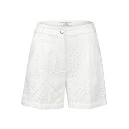Tchibo - Shorts mit Lochstickerei - Damen - Gr. 36 - wei&szlig;