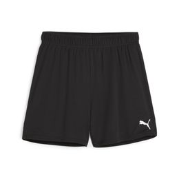 Puma Damen Trainingsshorts "TEAMGOAL SHORTS WMNS", schwarz-wei&szlig;, Gr. L, unifarben, Interlock, Obermaterial: 100% Polyester, Hosen, aus