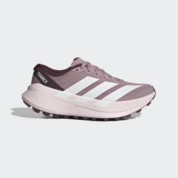 adidas terrex Damen Trailrunningschuh "AGRAVIC SL", Gr. 42magic mauve, ftwr wei&szlig;, maroon, Synthetik, Textil, Schuhe, mit Schnellschn&uuml;rung
