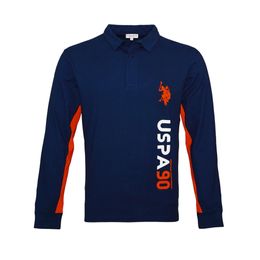 U.S. Polo Assn. Shirt Herren Gr&ouml;&szlig;e XXXL dunkelblau / hummer / wei&szlig;
