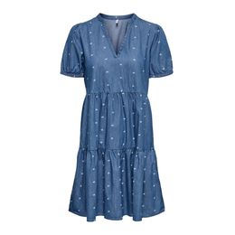Only Kleid 'ONLNOVA AZURE' Damen Gr&ouml;&szlig;e 34 blue denim Sommerkleid