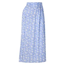 Only Maternity Umstand Rock 'OLMNOVA' Damen Gr&ouml;&szlig;e 40 hellblau / schwarz / wei&szlig;