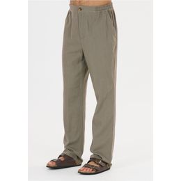 NOU Herren Stoffhose "Sondil", beige, Gr. S, unifarben, 55% Leinen, 45% Viskose, Hosen, mit angenehmem Tragekomfort