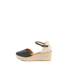 Lipsy Espadrilles Damen Gr&ouml;&szlig;e 37 beige / schwarz Sommerschuhe