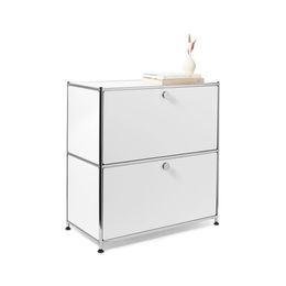 Tchibo - Sideboard Metall &raquo;Cn3&laquo; mit 2 Klappf&auml;chern - 77x40x82,5cm - chrom -