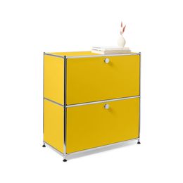 Tchibo - Sideboard Metall &raquo;Cn3&laquo; mit 2 Klappf&auml;chern - 77x40x82,5cm - chrom -