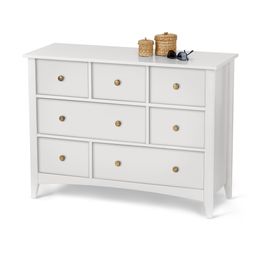 Tchibo - Schubladenkommode - 102x39x76,5cm - wei&szlig; -