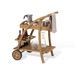 Tchibo - Barwagen mit abnehmbarem Tablett - 53x64,5x79cm - braun -