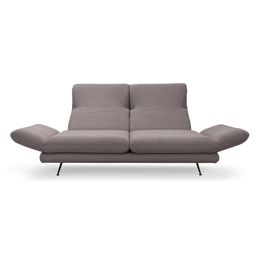 DOMO collection 2-Sitzer &raquo;Saletto&laquo; - 200x96x87cm - silber -