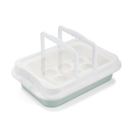 Tchibo - Backblech mit Transporthaube - wei&szlig;