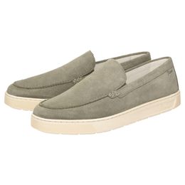 Sioux Herren Slipper "Tedrino-700", Gr. 42, gr&uuml;n, Obermaterial: 100% Kalbsveloursleder CAVL. 100% Gummi rubber., Schuhe