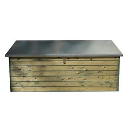 Weka Garten- und Terrassentruhe - 180x70x70cm - grau -