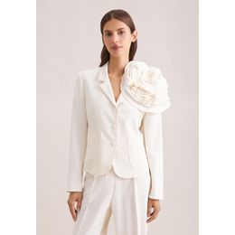 Seidensticker Damen Jackenblazer, wei&szlig;, Gr. 38, unifarben, 99% Viskose, 1% Elasthan, Blazer