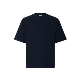 Casual Friday Herren Rundhalsshirt "Rundhalsshirt CFHurdal Boxy", blau, Gr. XXL, Obermaterial: 100% Baumwolle CO., Shirts