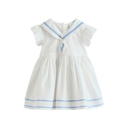 next Kleid M&auml;dchen Gr&ouml;&szlig;e 92 opal / wei&szlig;