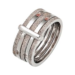 Jobo Damen Silberring, 54, Silber 925 (Sterlingsilber), silber, Silber 925 (Sterlingsilber), Fingerringe, breit 925 Silber