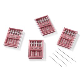 Tchibo - N&auml;hmaschinen- und N&auml;hnadel-Set - silber