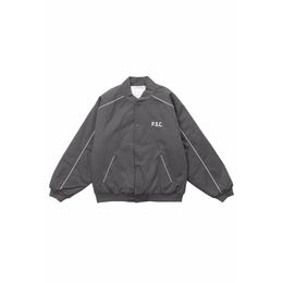 Prohibited Jacke 'SC Stadium' Herren Gr&ouml;&szlig;e S grau / wei&szlig; Sommerjacke