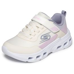 Skechers M&auml;dchen Sneaker "Skechers GLIDE-STEP AERO", Gr. 33, beige, Lederimitat, Textil, Schuhe, Sportschuh mit Klett, Gr&ouml;&szlig;enschablone zum Download