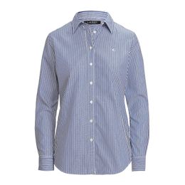 Lauren Ralph Lauren Petite Bluse Damen Gr&ouml;&szlig;e XXL/XXXL blau / wei&szlig;