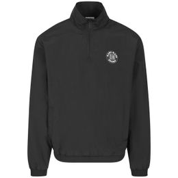 Karl Kani Herren Allwetterjacke "Karl Kani Herren KM241-045-2 Karl Kani Og Track Troyer", schwarz, Gr. XS, mehrfarbig, 100% Polyamid, Jacken