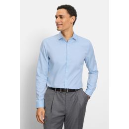 OLYMP Herren Businesshemd "OLYMP No. Six, super slim, Royal Kent", blau, Gr. 40, 97% Baumwolle, 3% Elastolefin, Hemden