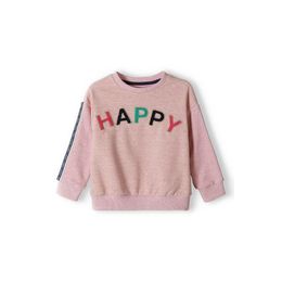MINOTI Sweatshirt girl size 98/104 Petrol / Rose / Magenta / Black