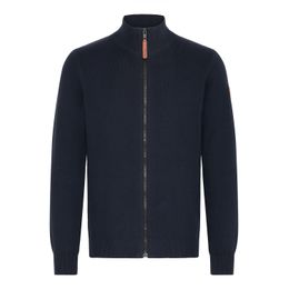 Blend Herren Strickjacke "Strickjacke BHFindus", blau, Gr. XL, Obermaterial: 70% Baumwolle CO recyc.. 30% Polyester Pol. recyc.., Strickjacken