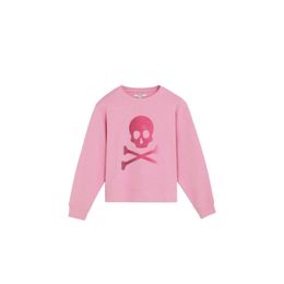 Scalpers Pullover 'Caviar Skull' Damen Gr&ouml;&szlig;e S pink / rosa