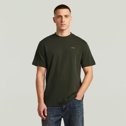 G-Star Raw G-STAR Herren T-Shirt "True Regular", gr&uuml;n, Gr. XXL, unifarben, Jersey, Obermaterial: 100% Baumwolle, Shirts, aus Baumwolle, Rundhals