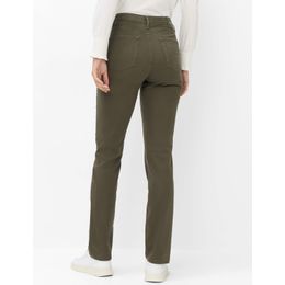 Brax Damen 5-Pocket-Hose "Style MARY"khaki, Gr. 23, Web, 40% Lyocell, 28% Modal, 17% Baumwolle, 12% Elastomultiester, 3% Elasthan, Hosen