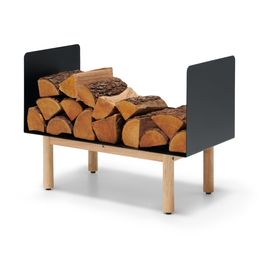 Tchibo - Kaminholz-Regal - 70x35x50cm - schwarz -