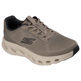 Skechers Herren Slip-On Sneaker "GO WALK GLIDE-STEP 2.0", Gr. 41, beige, Synthetik, Textil, Schuhe, Sportschuh, Freizeitsneaker, Halbschuh in veganer